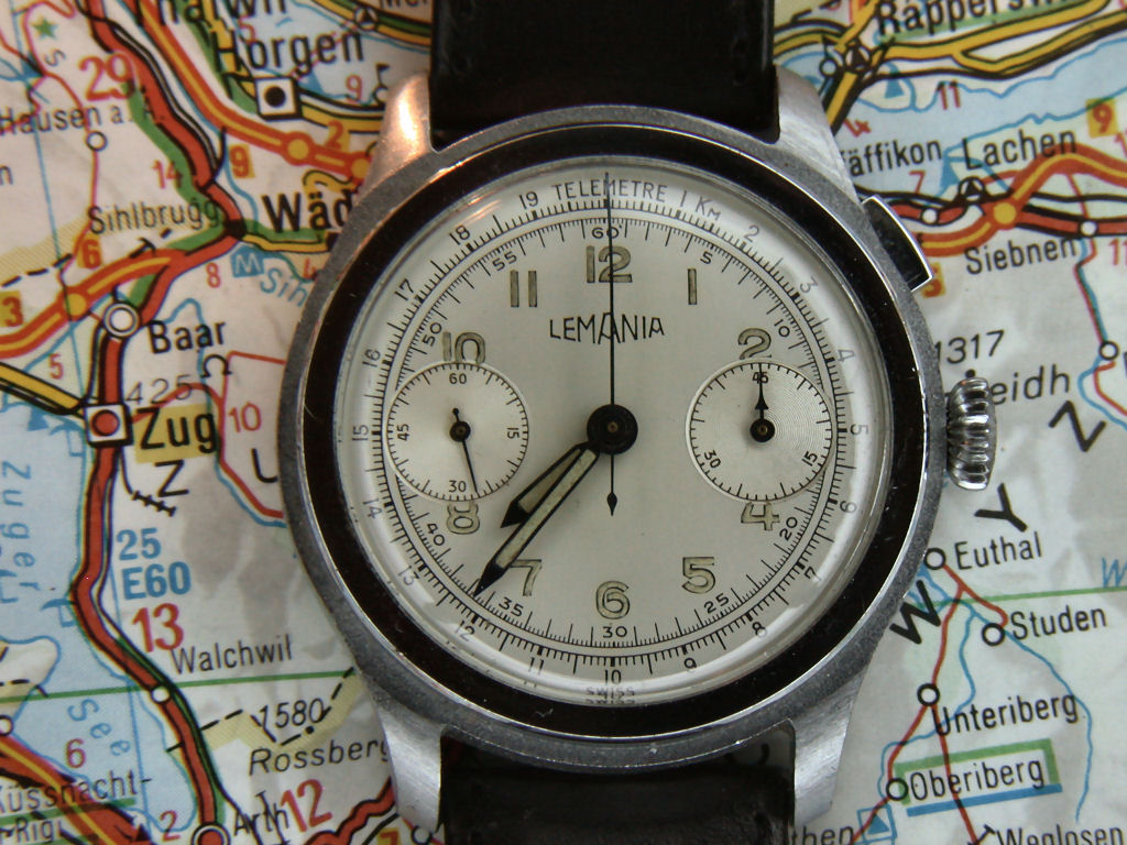TimeZone : Vintage Watches » Vintage two register chronographs - what ...